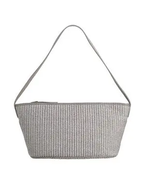 Brunello Cucinelli Baguette Bag In Cotton, Polyester, And Calfskin