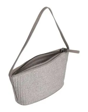 Brunello Cucinelli Baguette Bag In Cotton, Polyester, And Calfskin