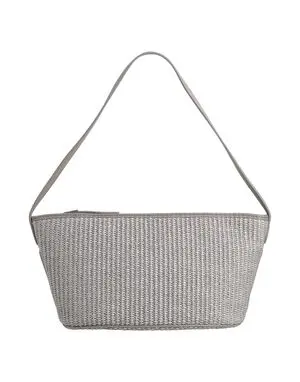 Brunello Cucinelli Baguette Bag In Cotton, Polyester, And Calfskin
