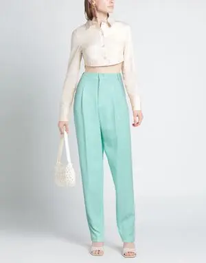 HINNOMINATE Tapered Crepe Pants - Blue