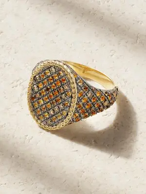Yvonne Léon 9-karat Signet Ring - Gold
