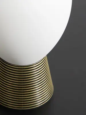 L'Objet Amphora Gold-tone And Porcelain Incense Holder