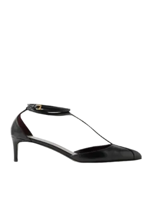 Khaite Mia Leather Pumps - Black
