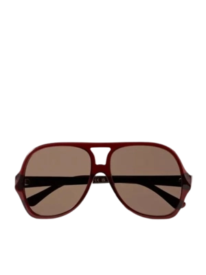 Chloé Salomé Aviator Sunglasses - Brown