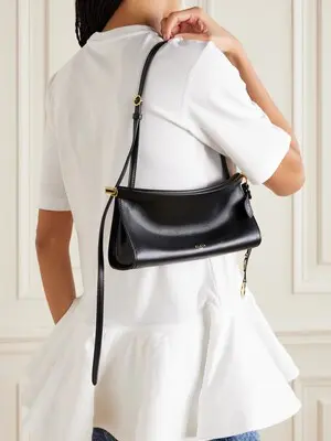 Alaïa Click E/w Small Leather Shoulder Bag - Black