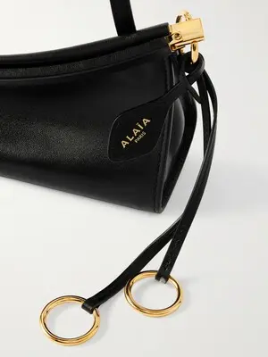 Alaïa Click E/w Small Leather Shoulder Bag - Black
