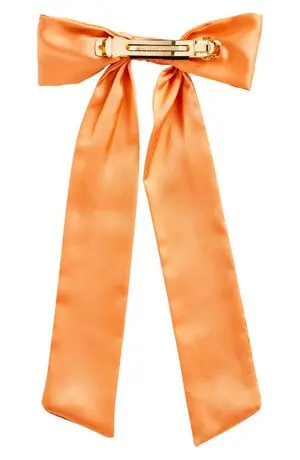 L. Erickson Kaia Bow Barrette - Melon