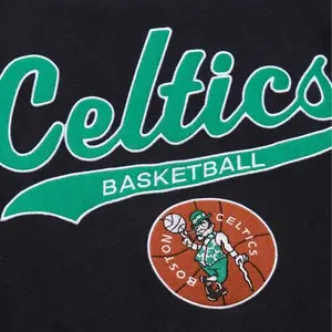 Mitchell & Ness Boston Celtics Hardwood Classics Felt Applique Slub T-shirt - Black