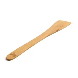 BERARD Contour Olive Wood Straight Beveled Spatula - Brown