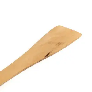 BERARD Contour Olive Wood Straight Beveled Spatula