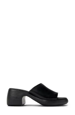 Camper Thelma Platform Slide Sandal - Black