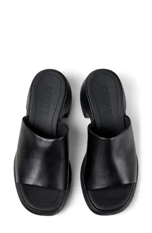 Camper Thelma Platform Slide Sandal - Black