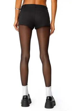 EDIKTED Kera Pleated Micro Shorts