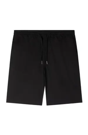 Sandro Cotton Drawstring Shorts - Black