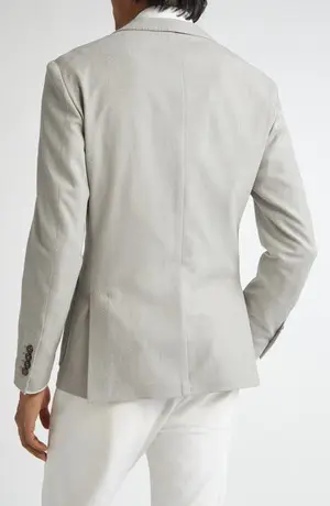 Eleventy Single Breasted Stretch Wool Sport Coat