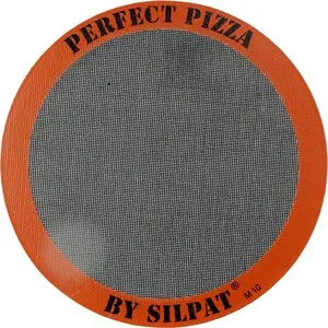 SILPAT Perfect Pizza Non-stick Silicone Baking Mat - Orange