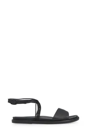 Olukai Tiare Ankle Strap Sandal - Black / Black