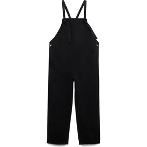 Mango Denim Maternity Overalls - Black Denim