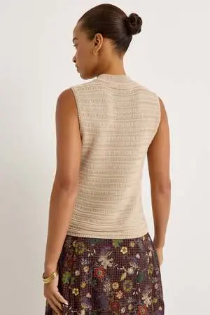 MARIE OLIVER Nev Top - Tan