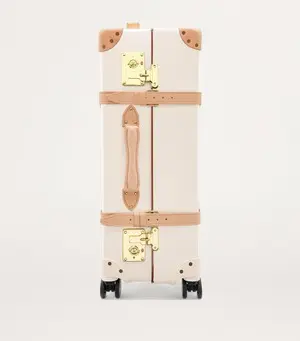GLOBE-TROTTER Large Safari 4-wheel Suitcase - Ivory
