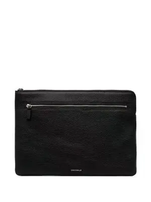 COCCINELLE Leather Laptop Bag - Black