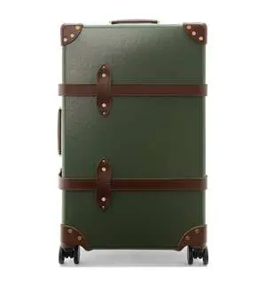 GLOBE-TROTTER Medium Centenary 4-wheel Suitcase - Green