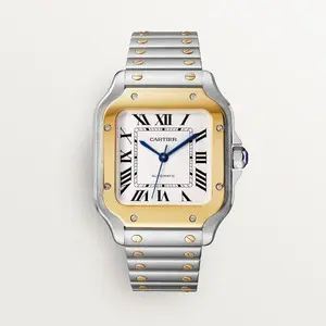 CARTIER Santos De Cartier Watch Gold-silver