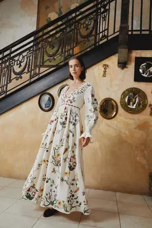 knee length dresses for ladies Alma Chiffon Dress main image 1