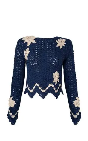 AGUA X ESCVDO Muhu Crochet Top