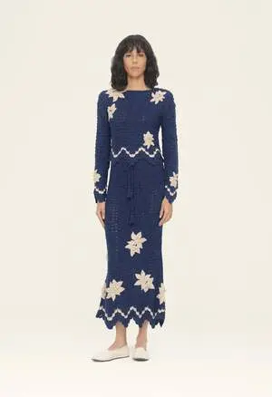 AGUA X ESCVDO Muhu Maki Midi Skirt