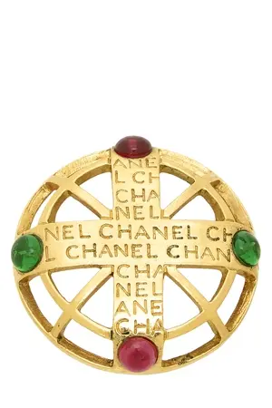 Chanel Gripoix Brooch - Multi
