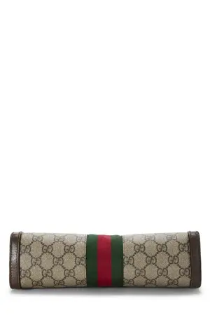 Gucci Gg Supreme Canvas Ophidia Shoulder Bag - Brown