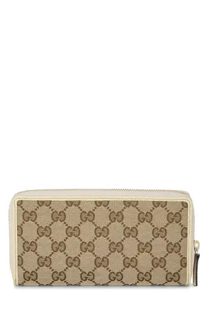 Gucci Original Gg Canvas Zip Around Wallet