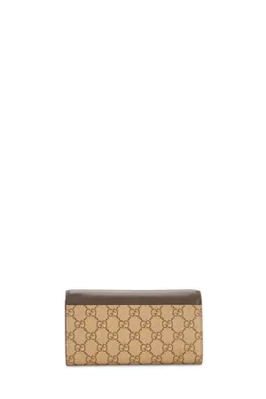 Gucci Gg Supreme Canvas Continental Wallet