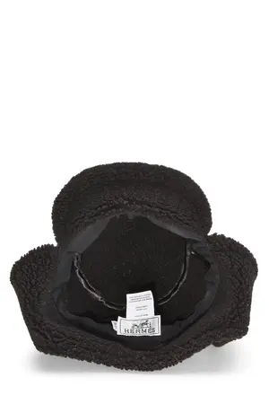 Hermès Agneau Trapper Hat - Navy