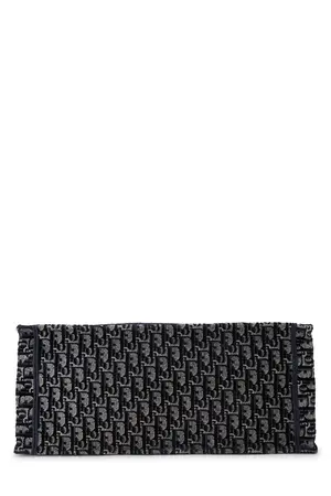 Dior Velvet Book Tote - Navy