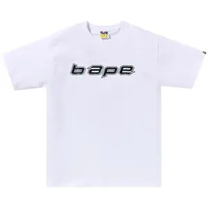 A BATHING APE Silicon Logo Tee - White