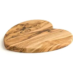BERARD Olivewood Cutting Board, Heart Shape