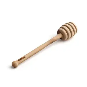 BERARD Olive Wood 6-inch Honey Dipper - Brown