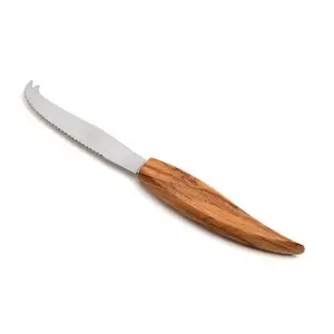 BERARD Olive Wood Cheese Board & Knife Set