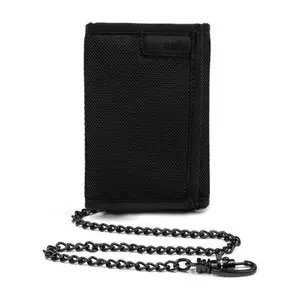 PACSAFE Rfidsafe Z50 Trifold Wallet With Metal Chain