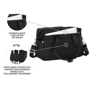 TRAVELPRO Platinum Elite Soft Underseat Tote Bag - Black