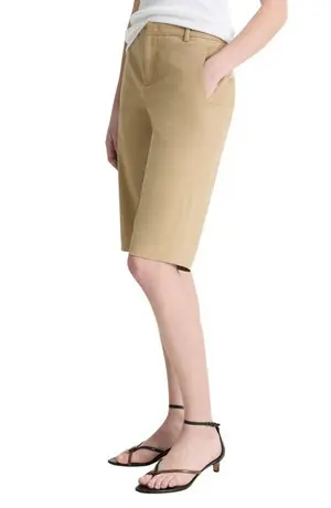 Vince Avery Mid-rise Chino Shorts - Desert