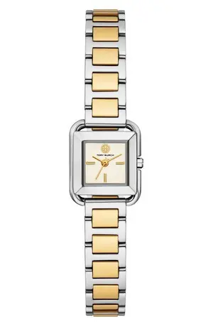 Tory Burch Square Bracelet Watch - Two Tone