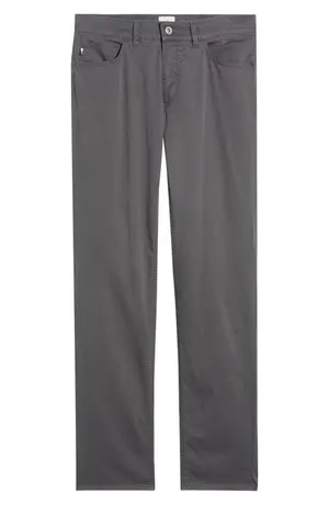 BRAX Cooper Microprint Ultralight Straight Leg Pants - Dark Grey