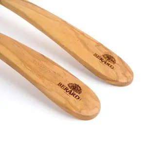 BERARD Handcrafted Olive Wood 2 Piece Salad Serving Set