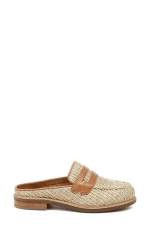 KELSI DAGGER BROOKLYN Lock Raffia Mule - Natural