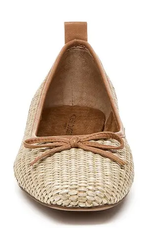 KELSI DAGGER BROOKLYN Frankie Raffia Ballet Flat