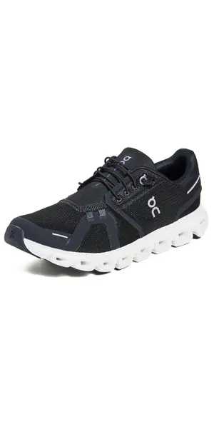 On Cloud 6 Sneakers Black White
