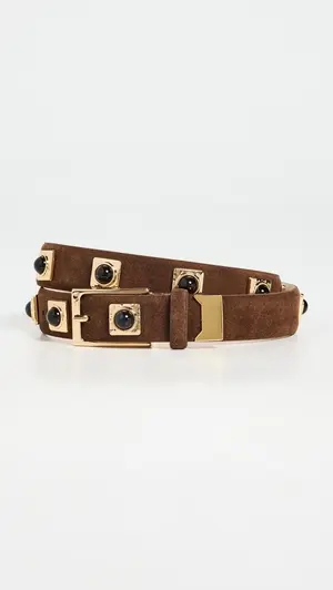 AUREUM No. 2 Suede Studded Belt